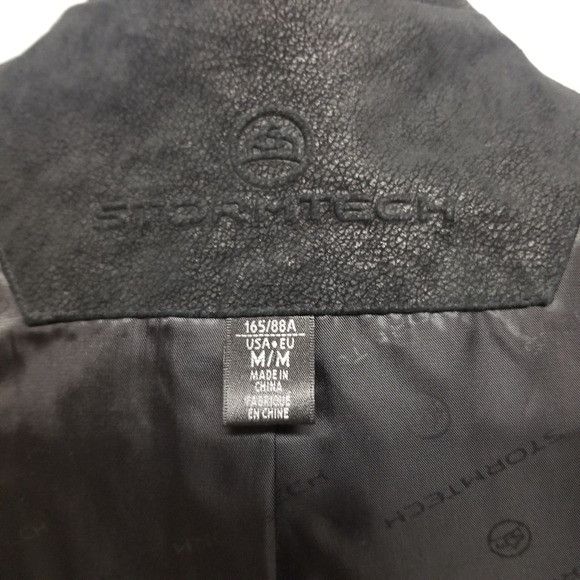 Stormtech Stormtech Rogue Black Distressed Leather Moto Jacket Md | Grailed