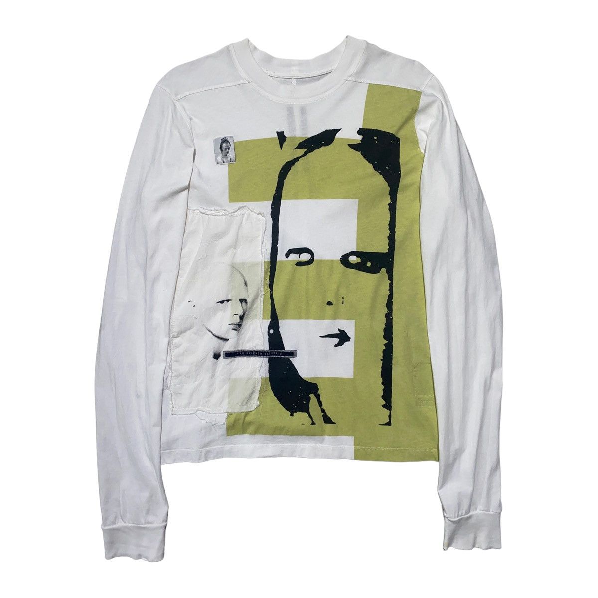 Rick Owens × Rick Owens Drkshdw Graphic “are friends electric” long ...