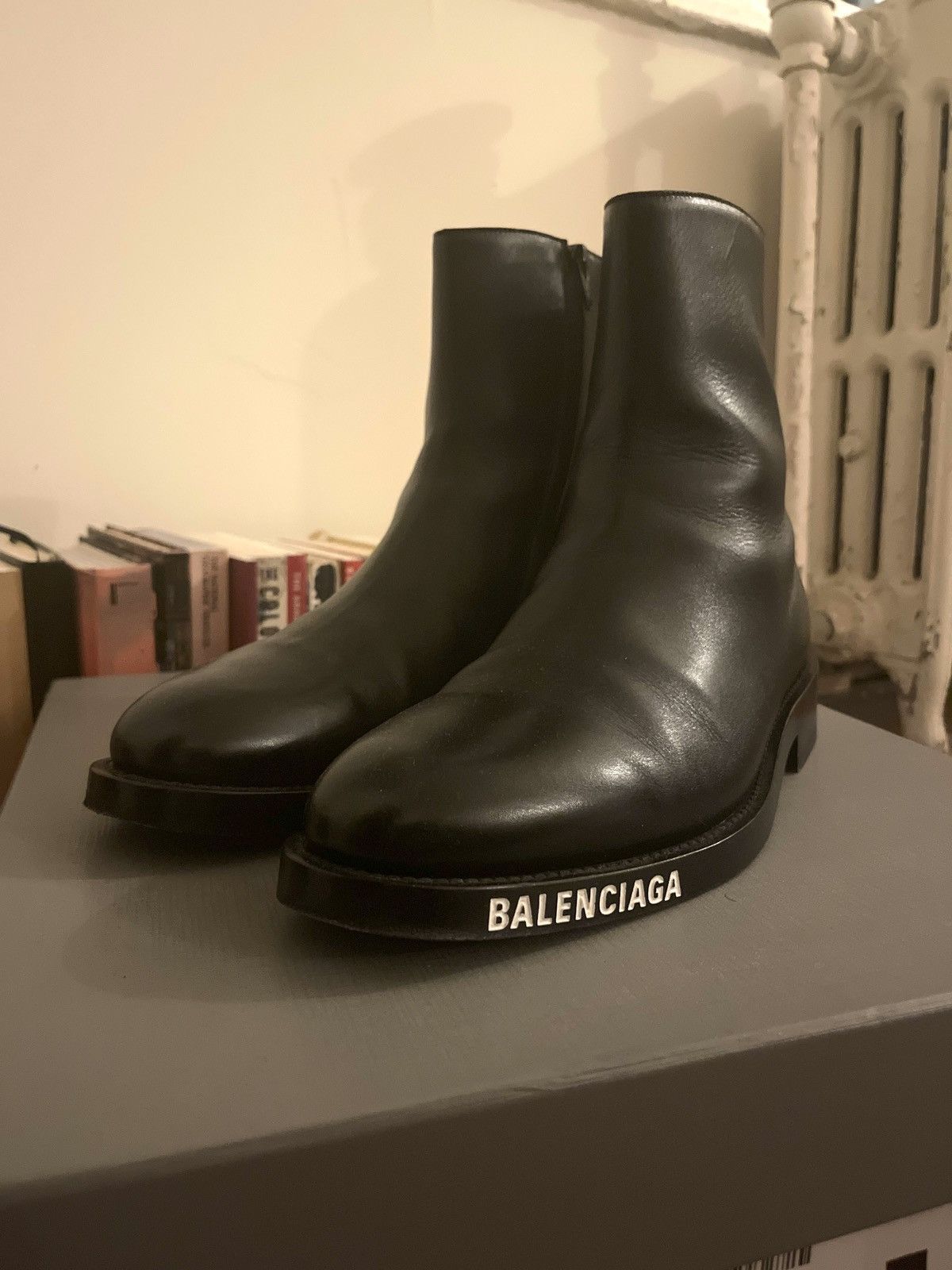 Balenciaga Balenciaga Logo boots | Grailed