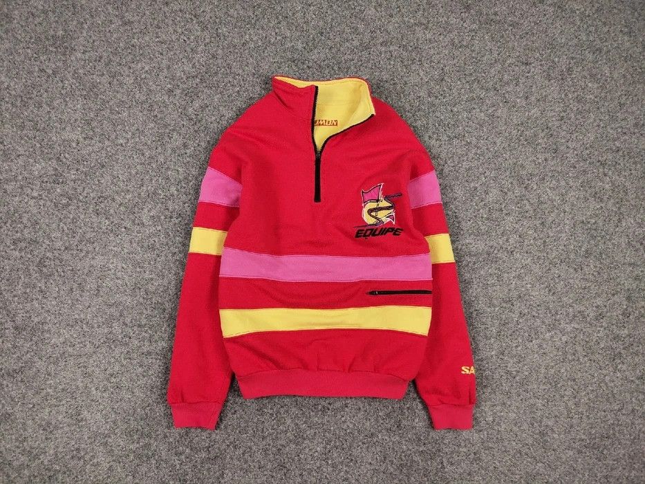Salomon × Vintage Rare Vintage 80's Salomon Equipe Bright Zip ...