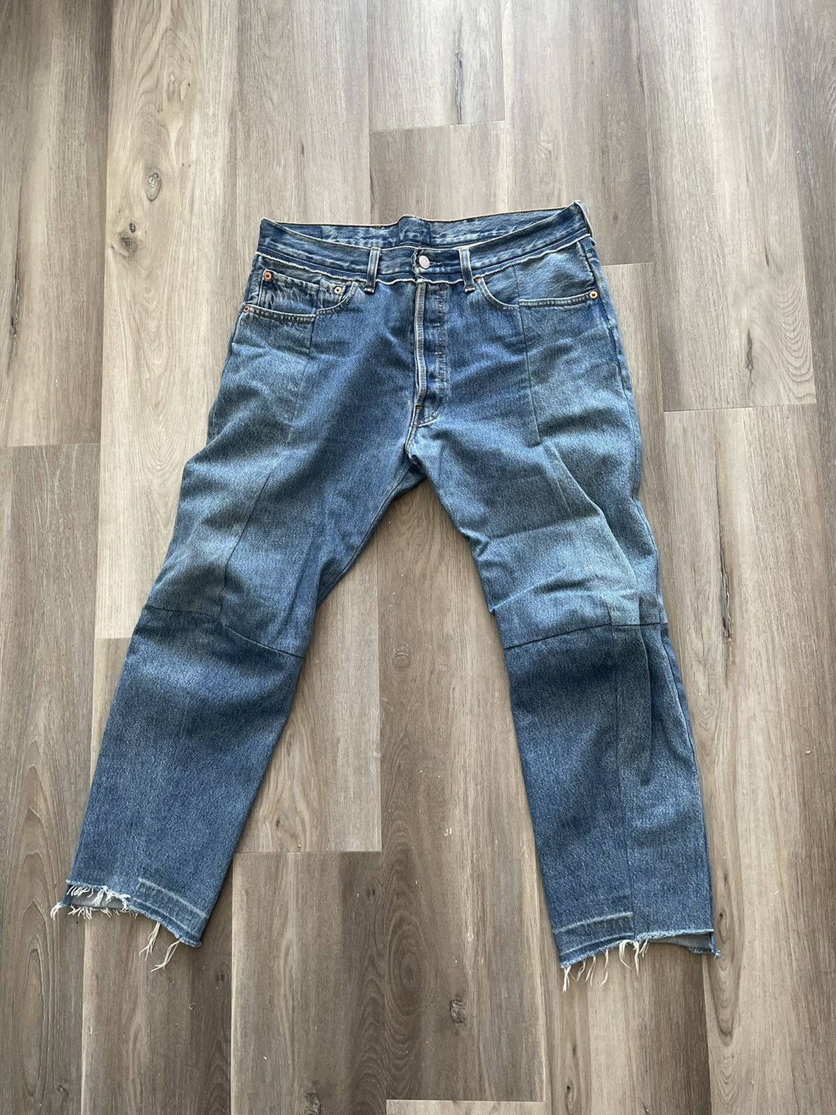 Vetements Vetements Deconstructed Jeans | Grailed
