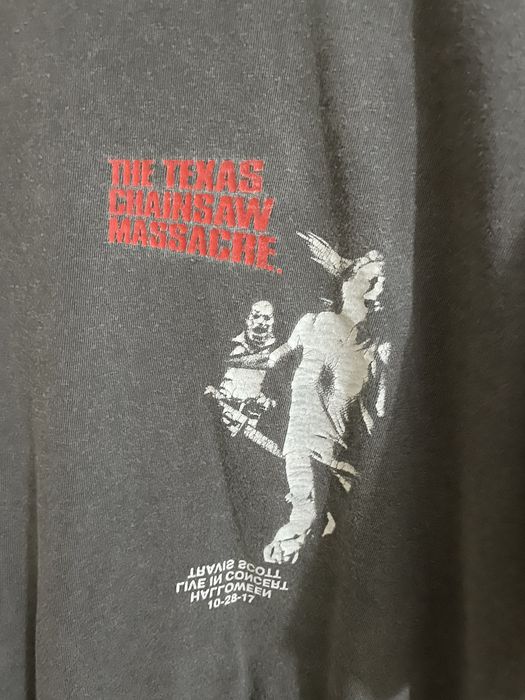 Travis Scott Texas Chainsaw Massacre Collab T-Shirt | Grailed