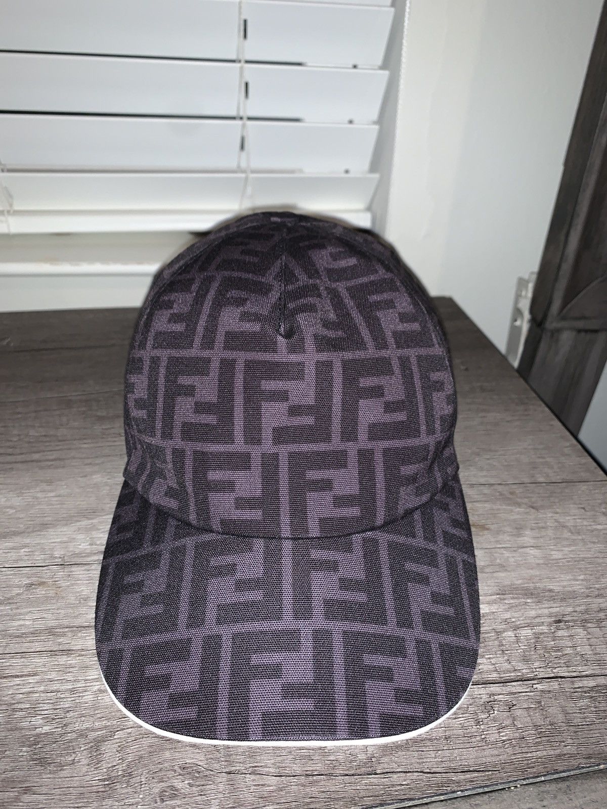 Fendi Fendi zucca black baseball hat | Grailed