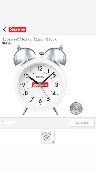 Supreme Supreme Seiko Alarm Clock | Grailed