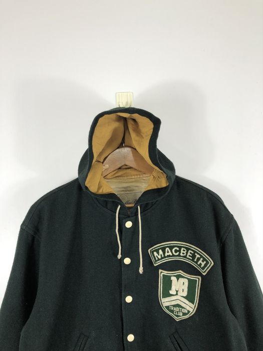 Vintage Vintage 90s Macbeth Varsity Jacket Hoodie | Grailed