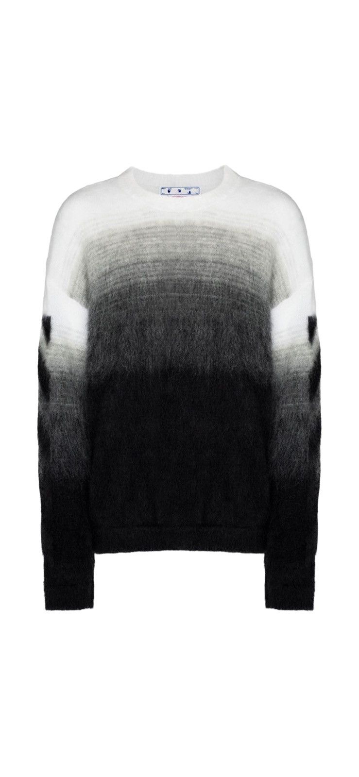 Off-White Off White Gradient Effect Brushed Sweater | Grailed