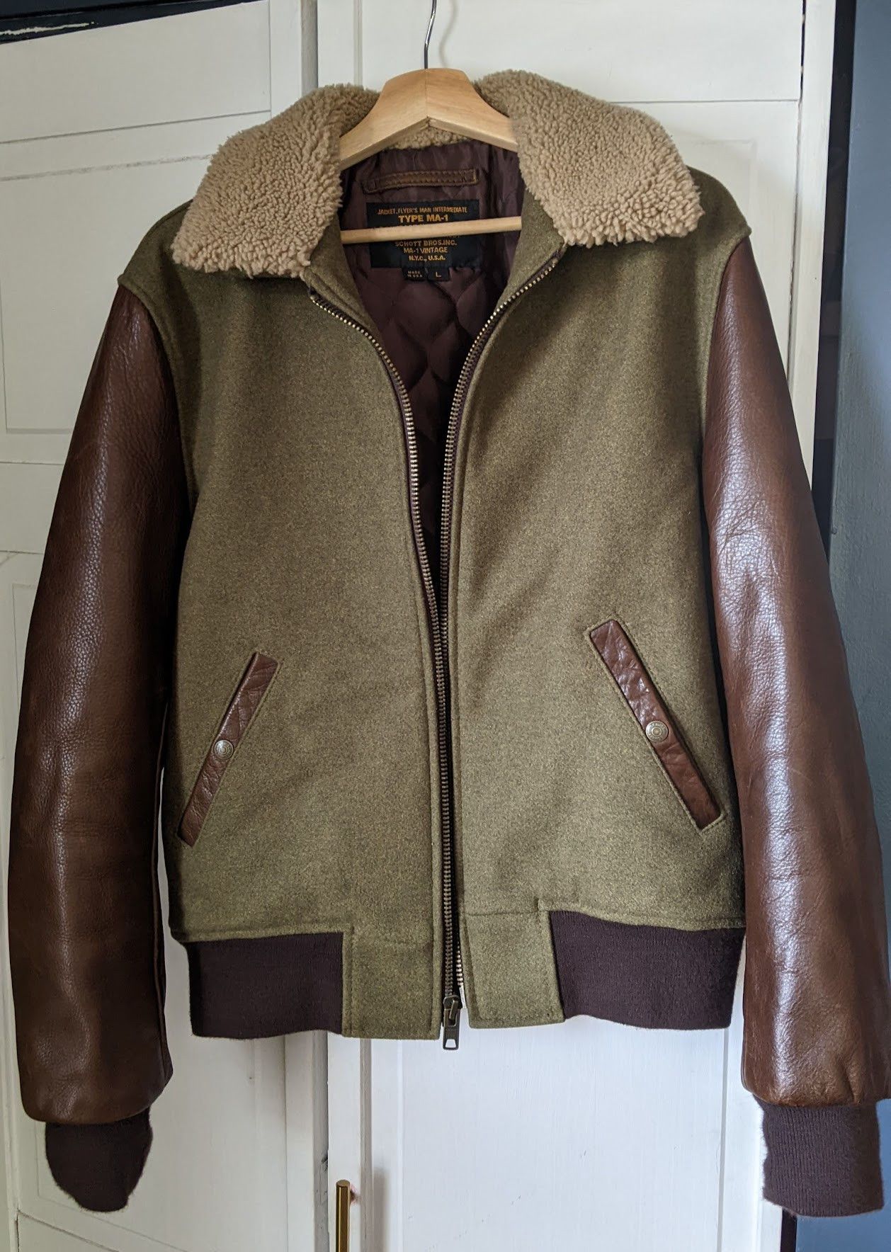 Schott Schott B-15 Flight Jacket | Grailed