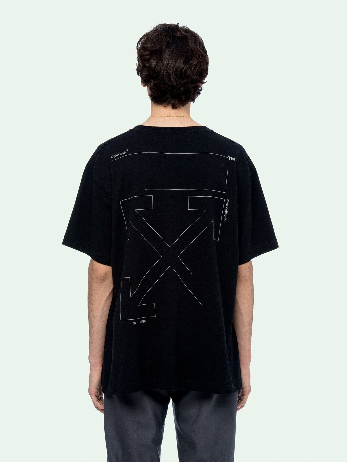 Off-White Off white unfinished Logo Print TEE | Grailed