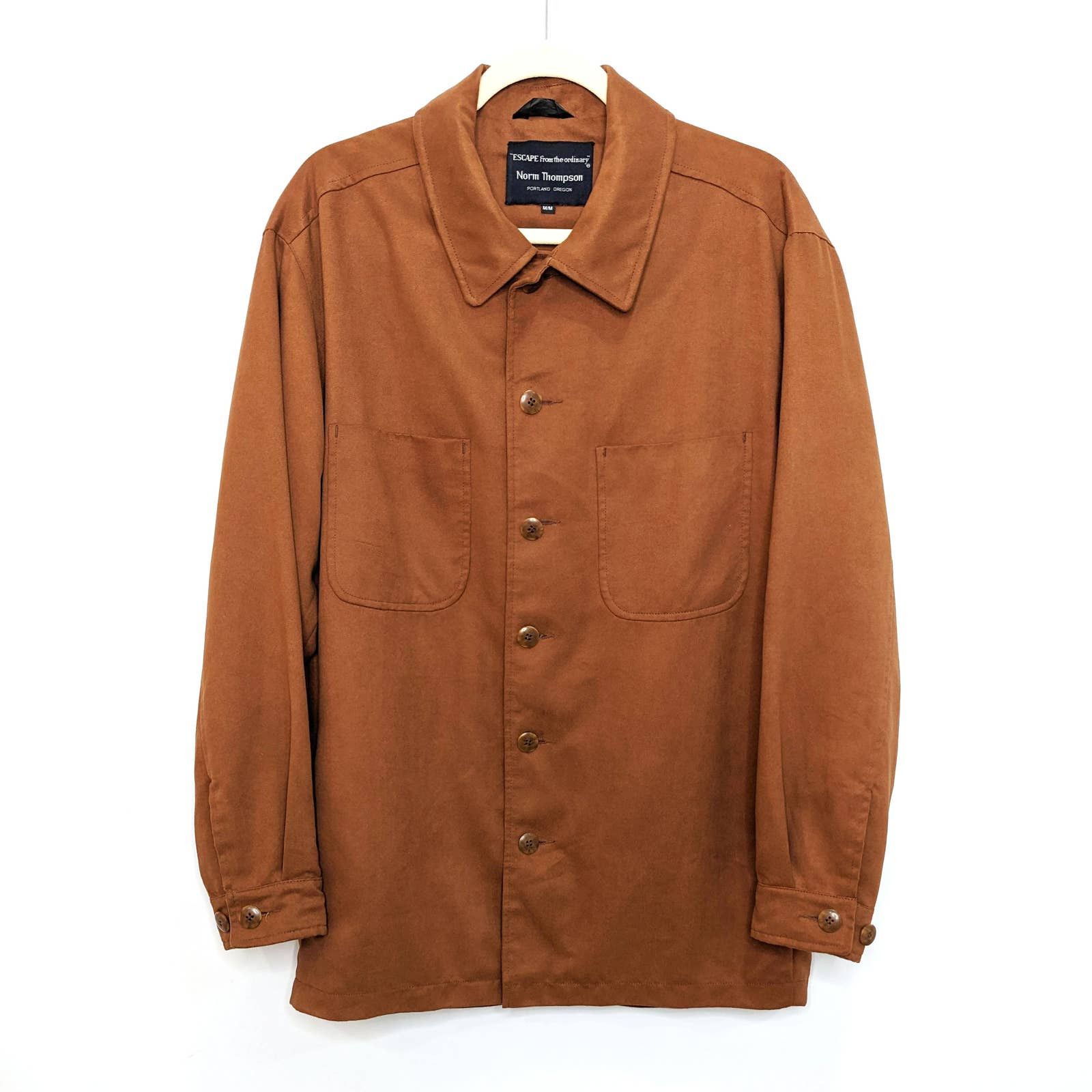 Norm Thompson Vintage Norm Thompson Jacket Womens Medium Camel Suede ...