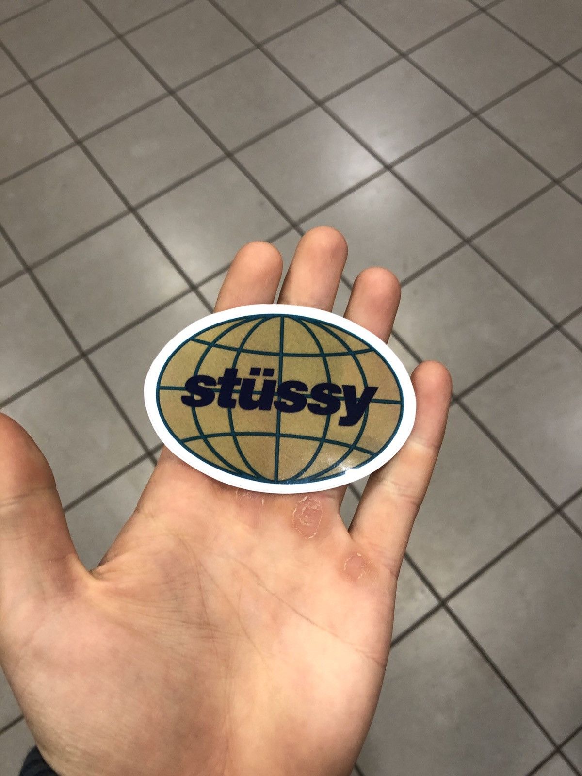 Streetwear × Stussy × Vintage Stussy Worldwide Sticker Vinyl Decal ...