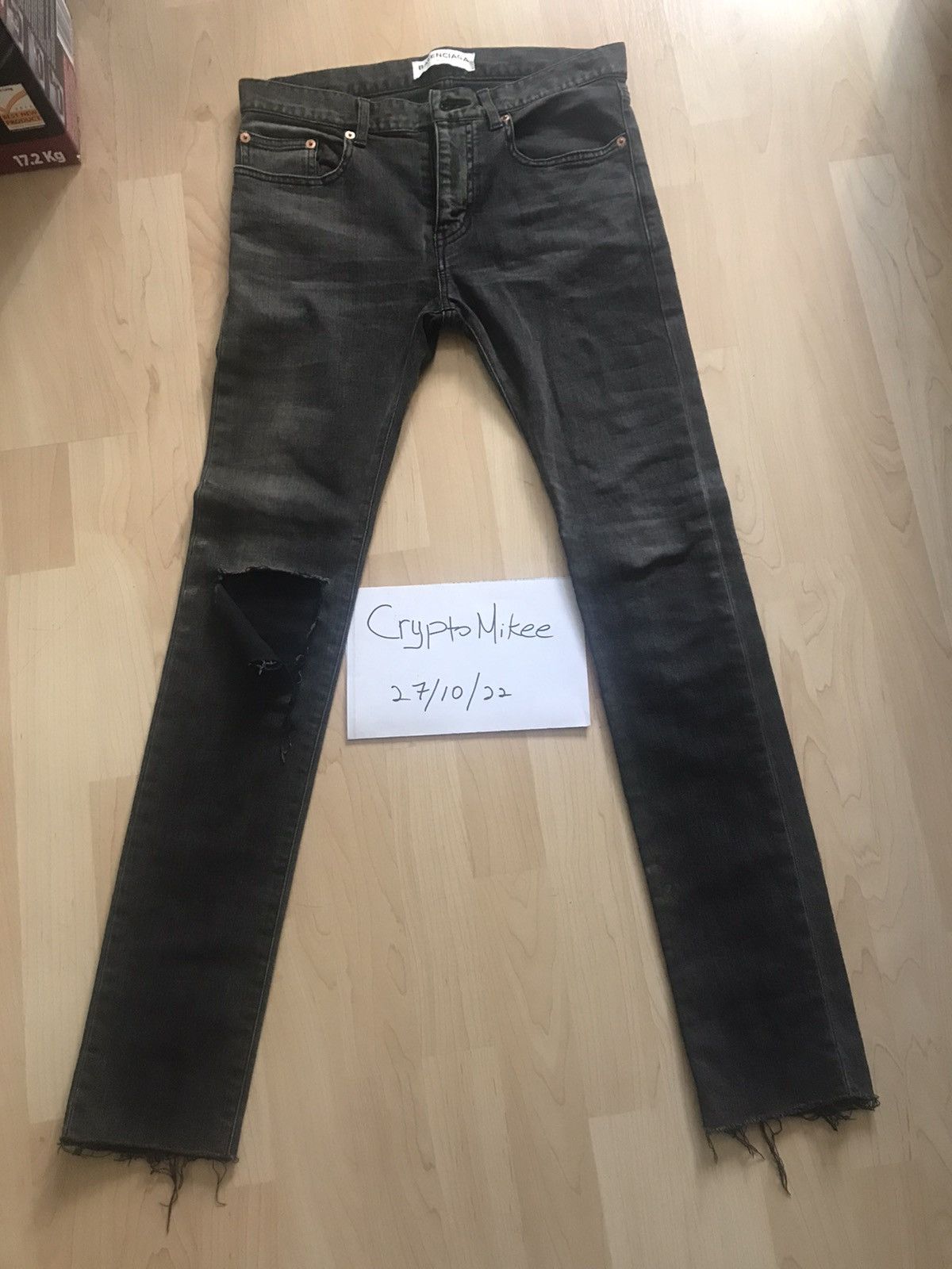 Balenciaga Balenciaga Knee Rip Jeans | Grailed