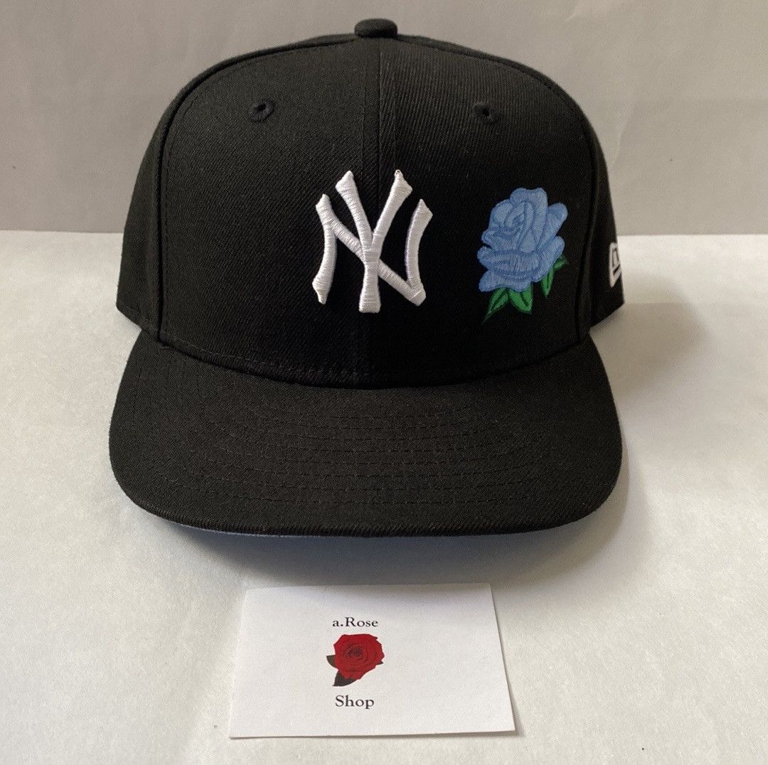 MLB × New Era New Era Black MLB New York Yankees Blue Flower Snapback ...