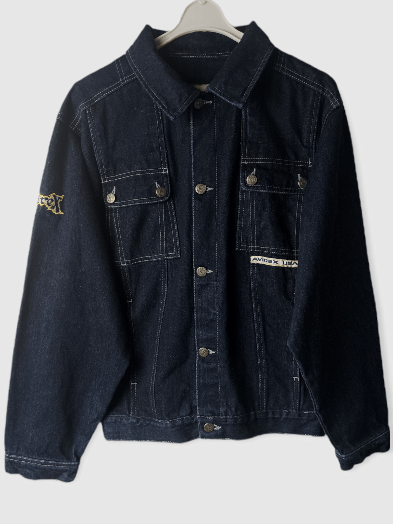 Avirex × Denim Jacket × Vintage Avirex denim jacket | Grailed