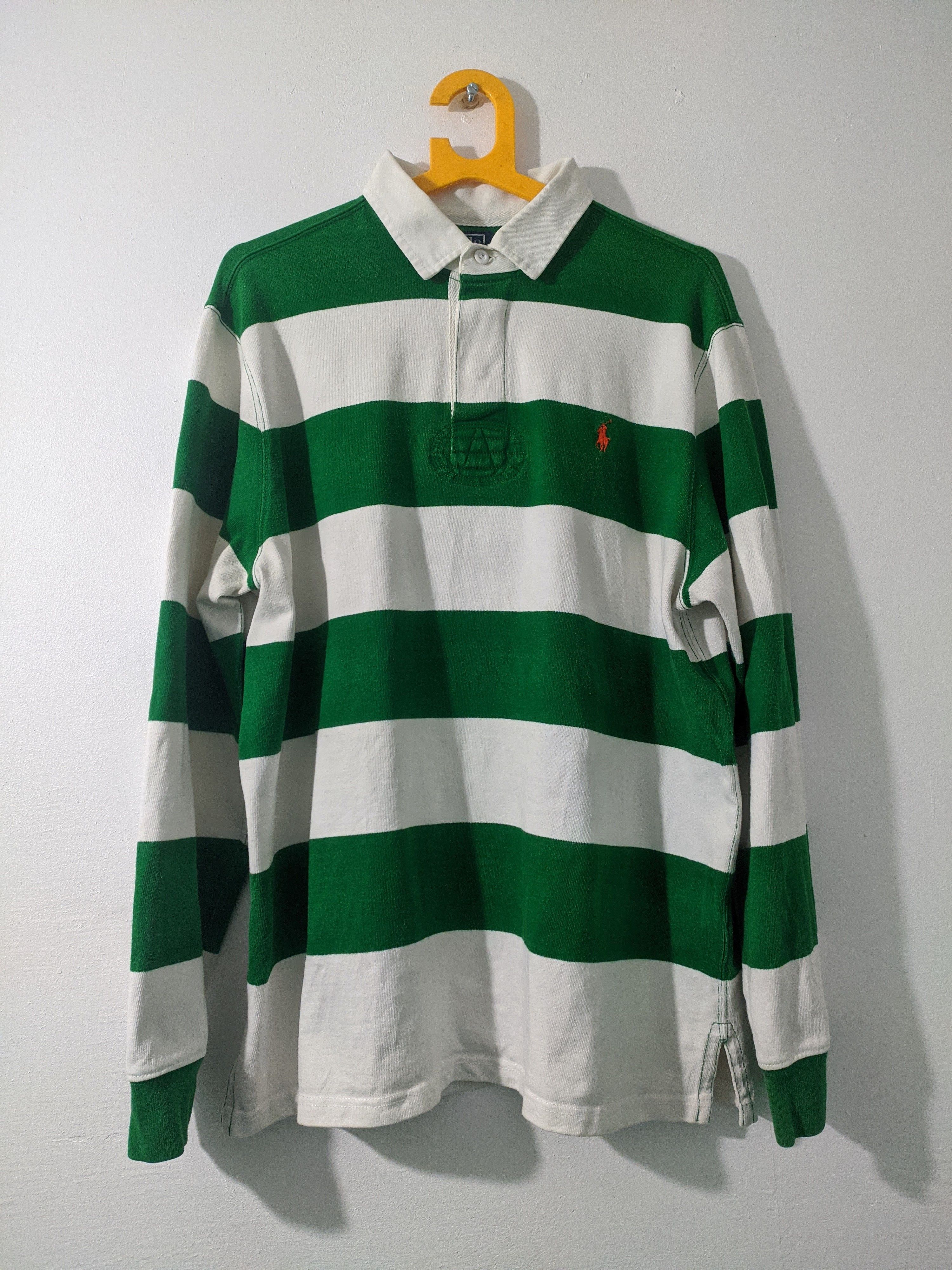 Polo Ralph Lauren Vintage Polo Ralph Lauren rugby long sleeve shirt | Grailed
