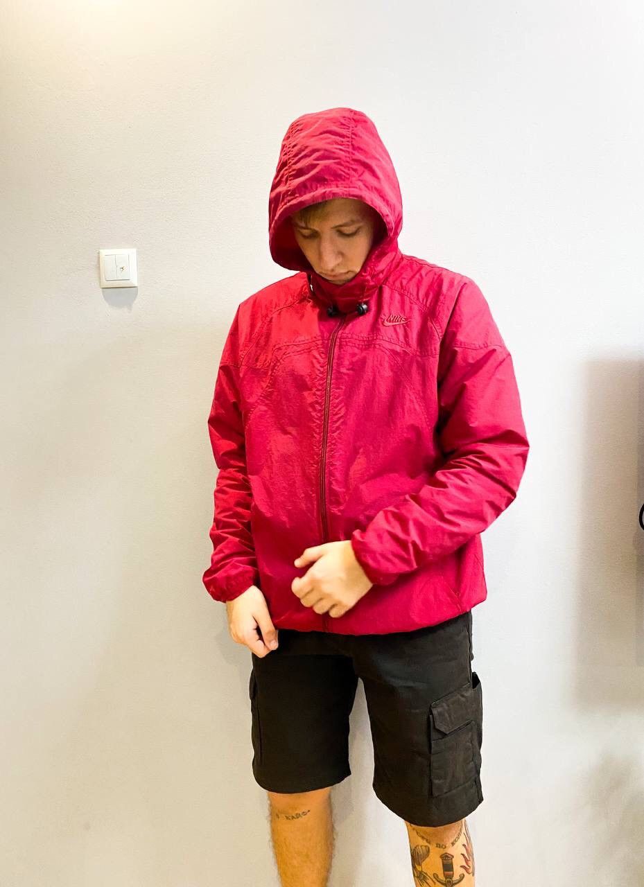 Nike 90s Nike Vintage Gorpcore Nylon Waterproof Hooded Jacket | Grailed