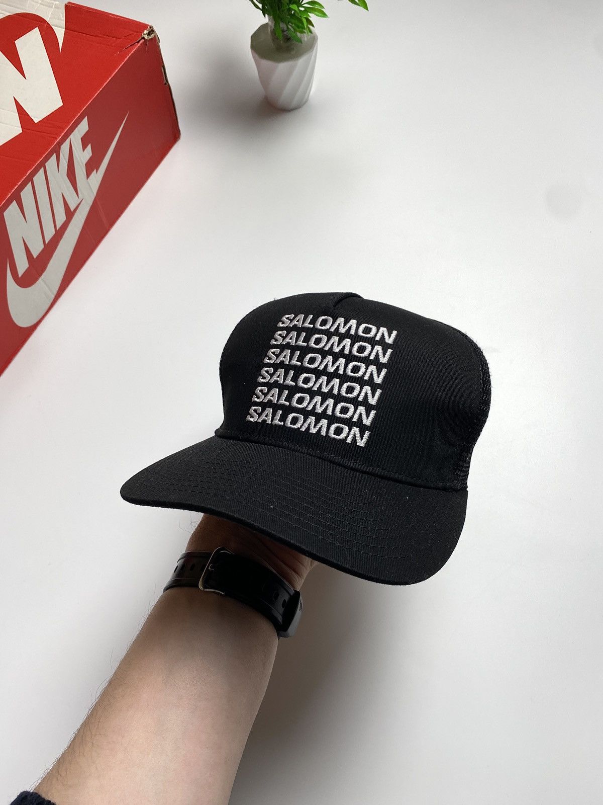 Salomon × Vintage Salomon Running Marathon Cap | Grailed