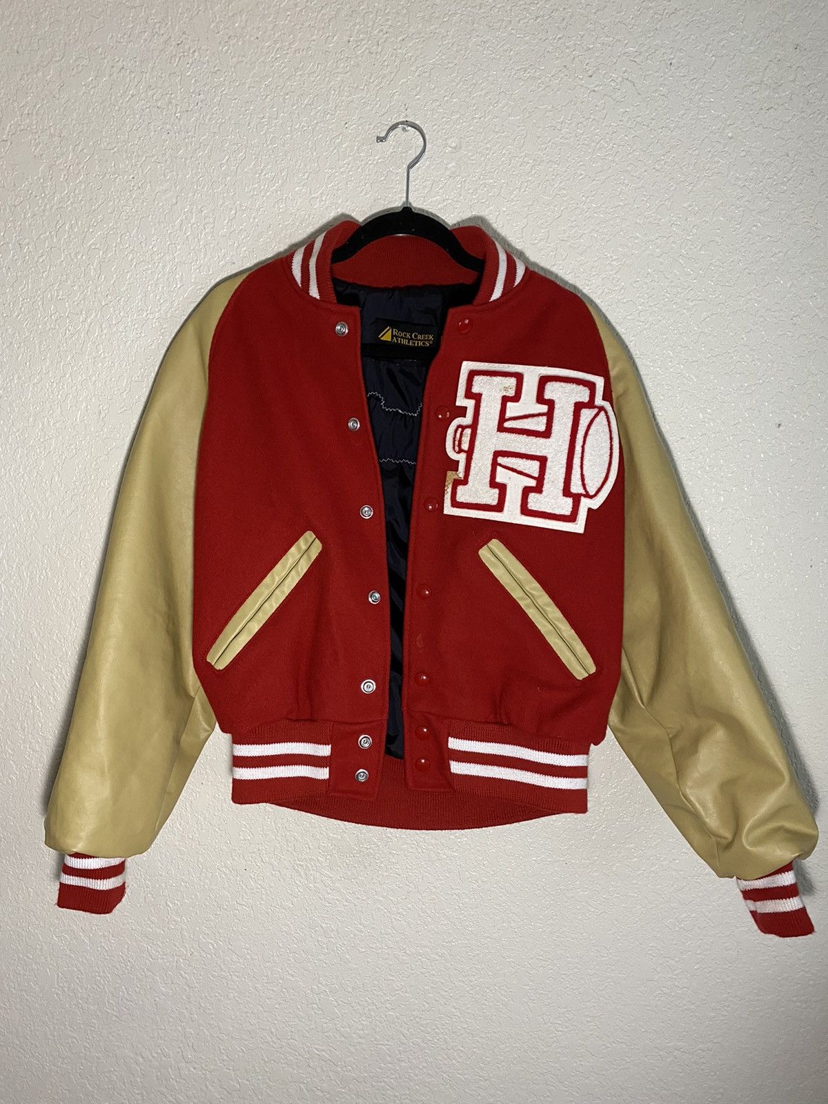 Vintage 1990s Vintage Letterman Varsity Jacket Bonber | Grailed