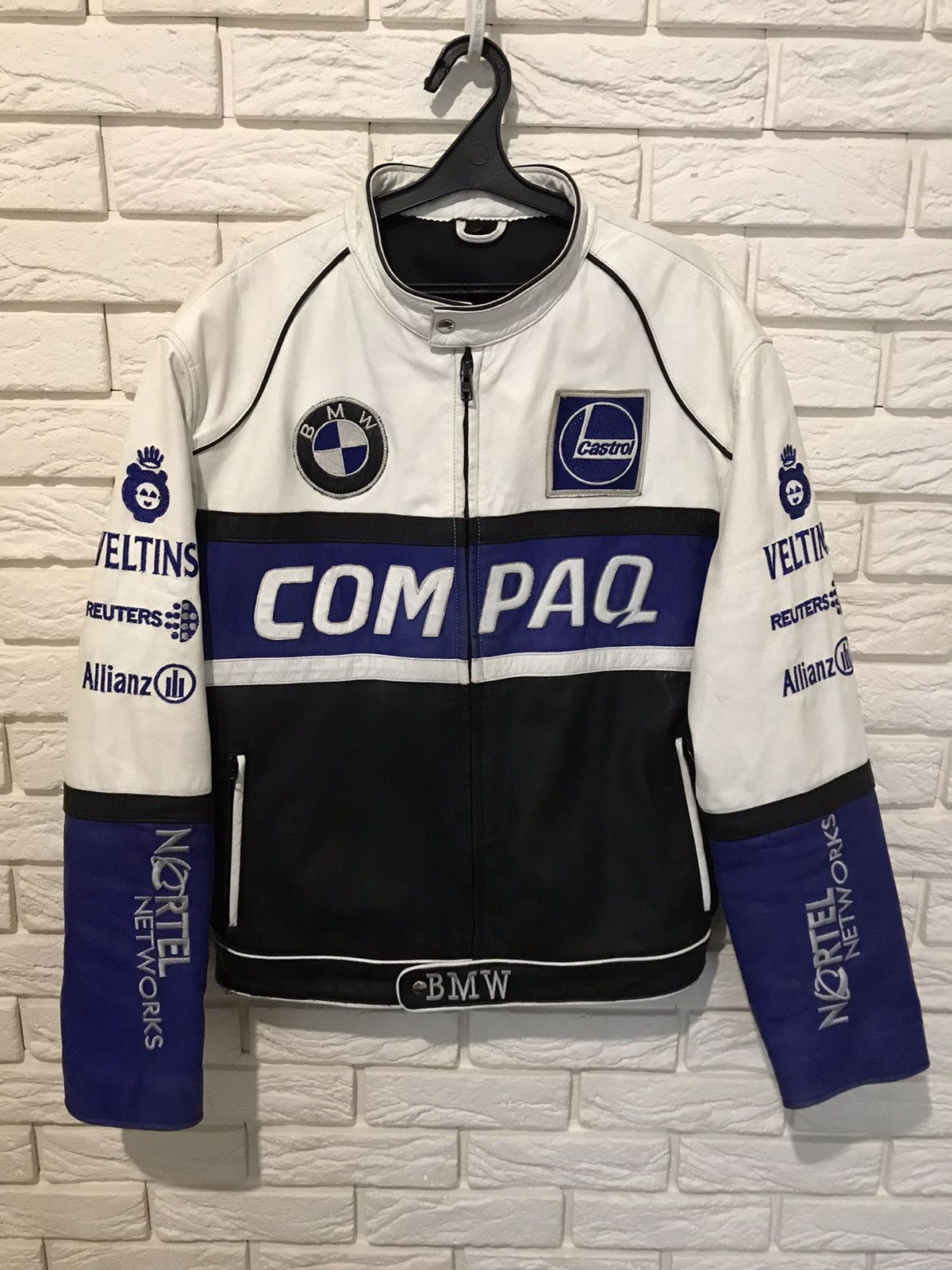 Bmw × Leather Jacket × MOTO BMW racing jacket leather 100% | Grailed