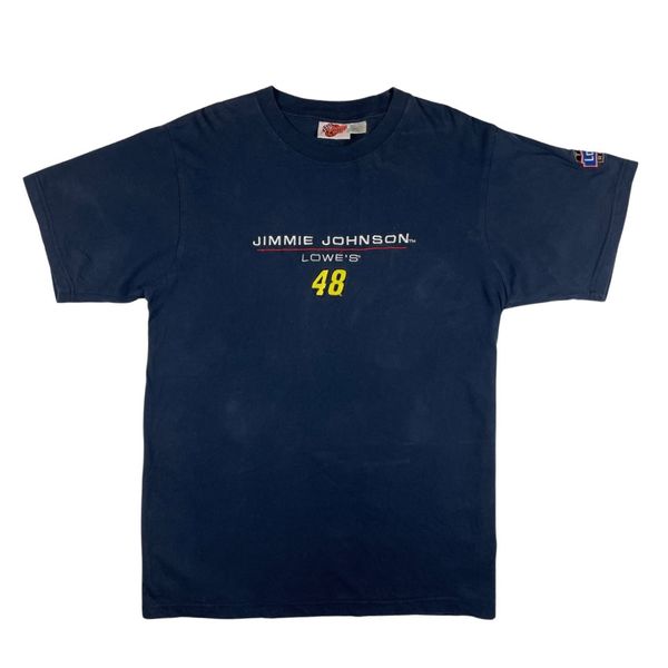 Vintage Vintage NASCAR Jimmie Johnson #48 Lowes Team Racing T-Shirt ... Vintage Vintage NASCAR Jimmie Johnson #48 Lowes Team Racing T-Shirt ...