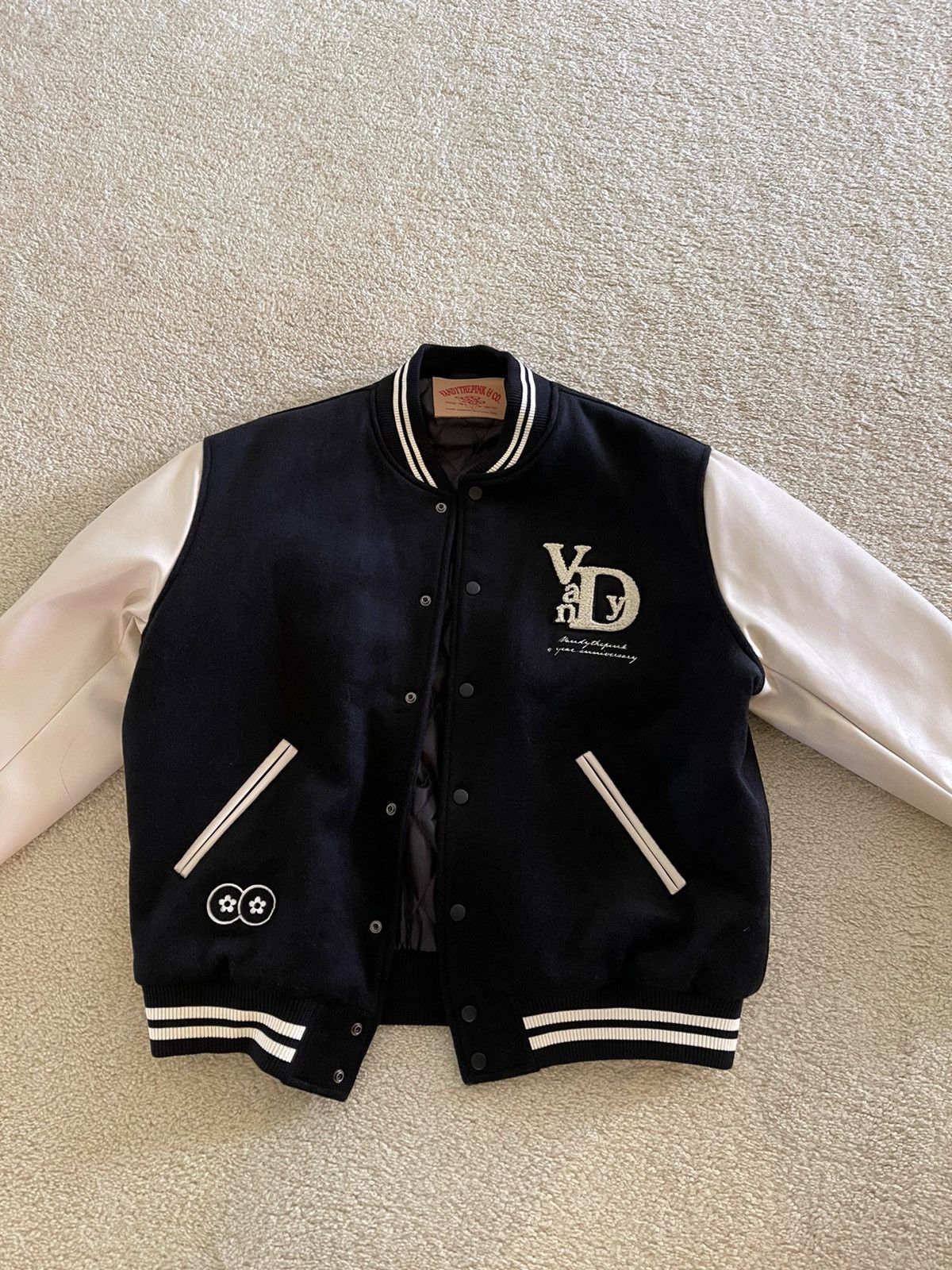 Vandy The Pink Vandy The Pink 4th Anniversary Varsity Jacket (2021 ...