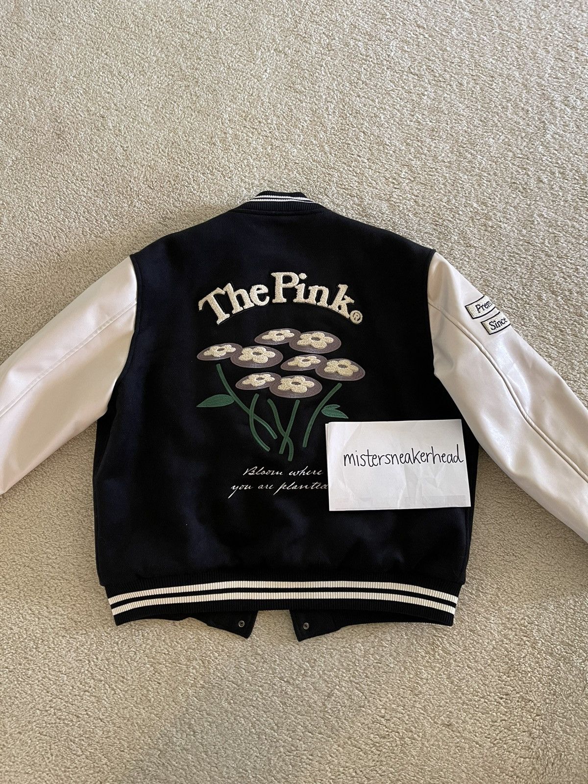 Vandy The Pink Vandy The Pink 4th Anniversary Varsity Jacket (2021 ...