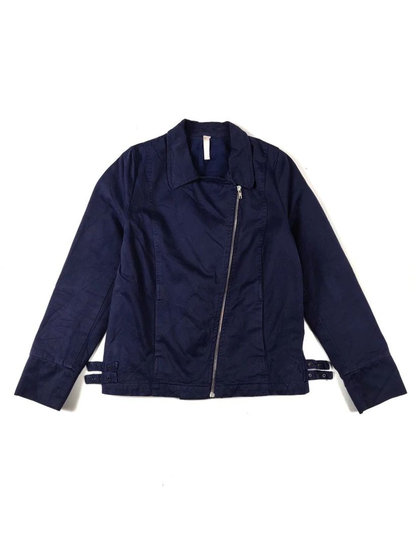 Silas × Silas Jackson Silas Asymmetrical Buckle Jacket Outerwear Coat ...
