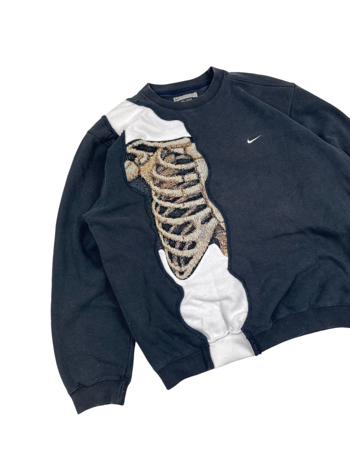 Nike Rare Reworked Nike (Skeleton) Vintage sweatshirt | Grailed