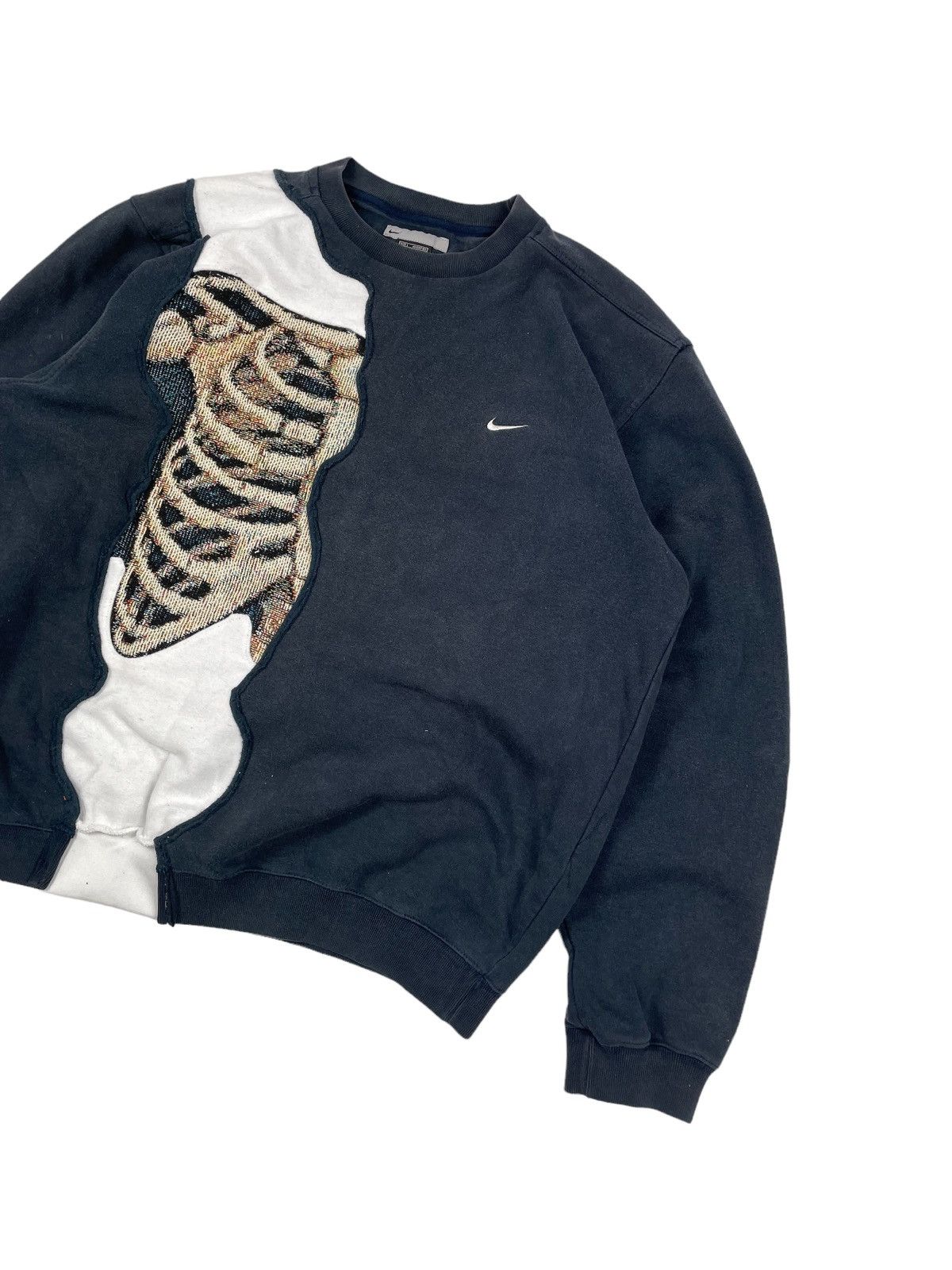 Nike Rare Reworked Nike (Skeleton) Vintage sweatshirt | Grailed