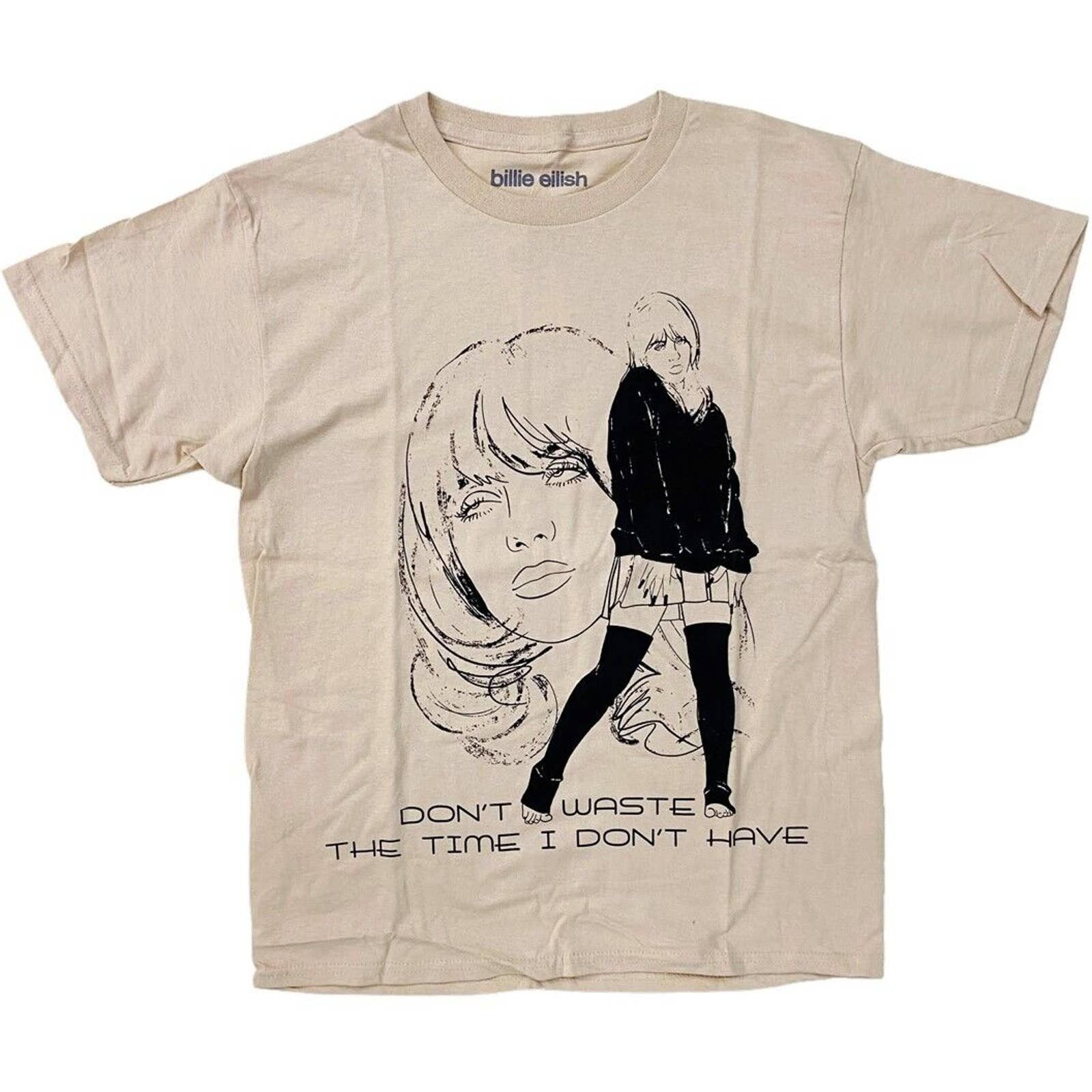 Rude Hot Topic Billie Eilish Happier Than Ever Lyrics Boyfriend Fit T 9868