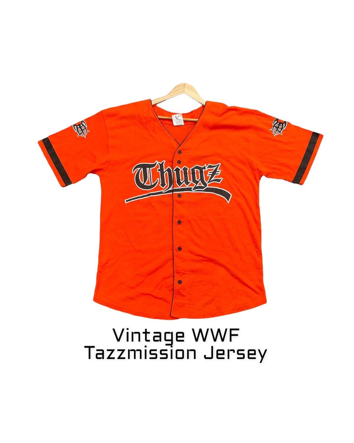 Made In Usa × Vintage × Wwe Vintage WWE Tazz Mission Jersey | Grailed