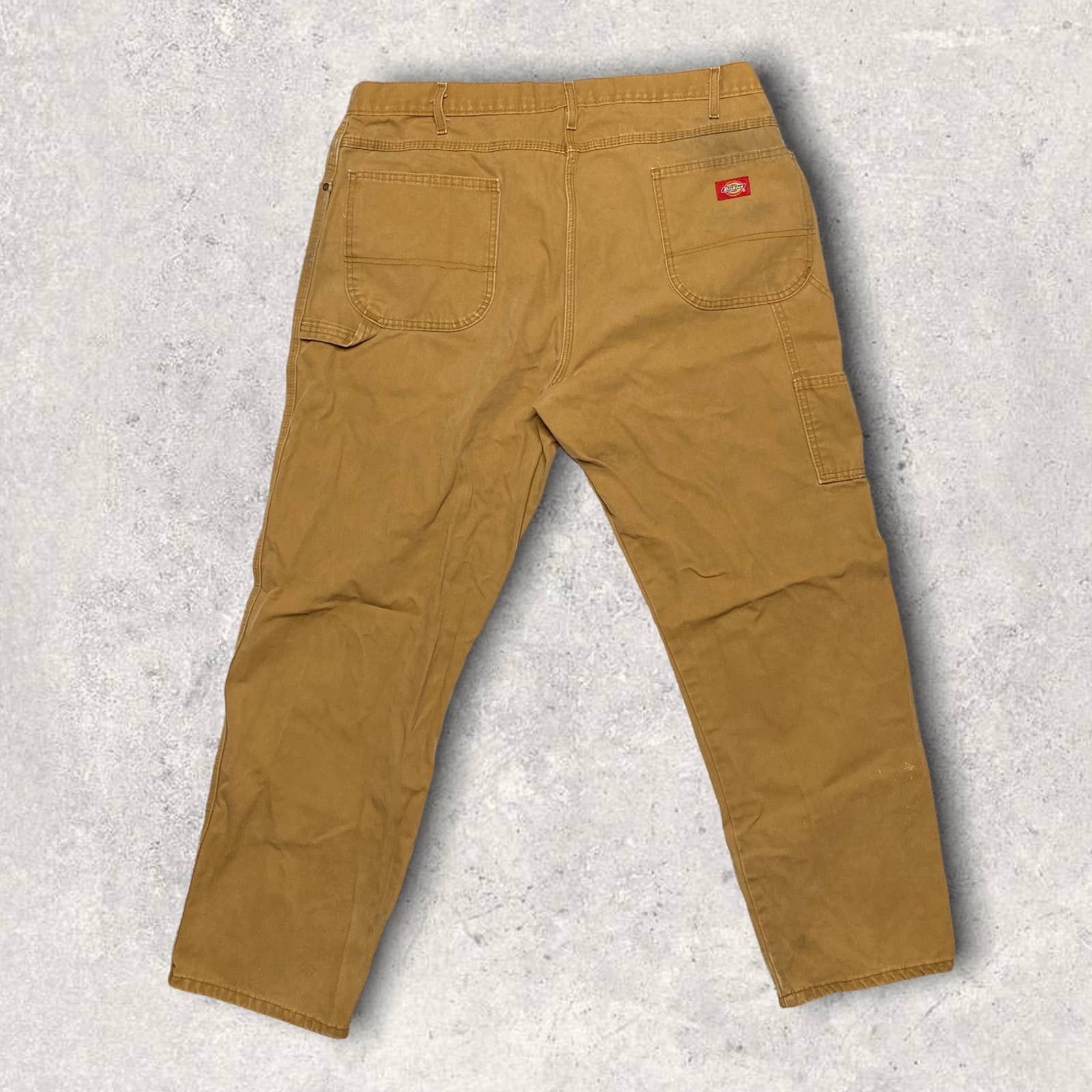 Dickies Tan Dickies Carpenter Pants Relaxed Fit Work Wear Red Label ...