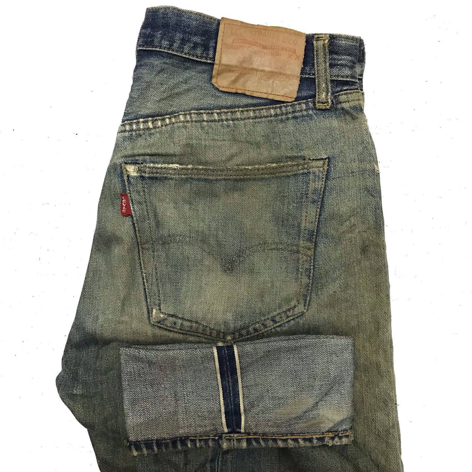 Vintage True Vintage Levi’s Selvedge Ripped | Grailed