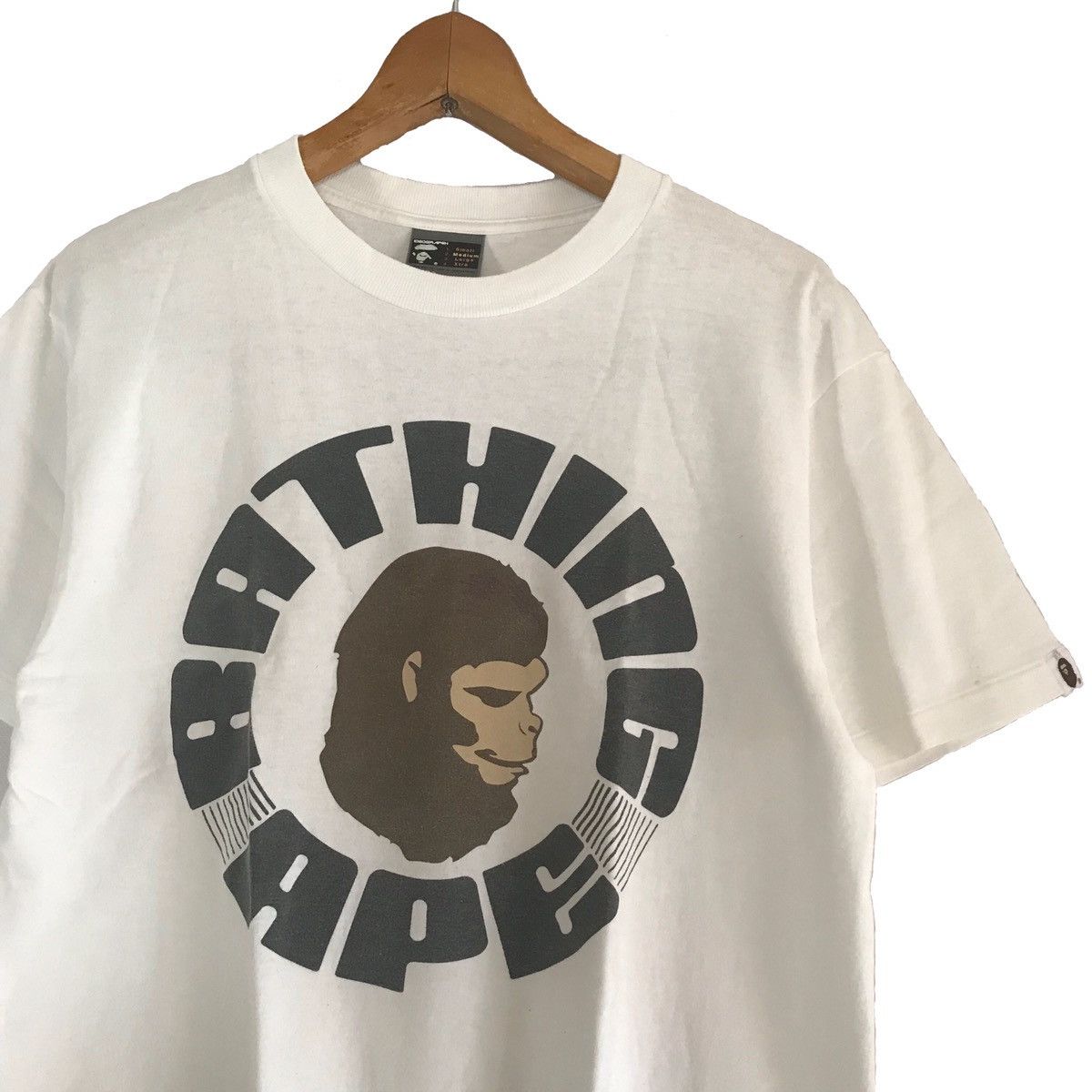 Bape × Vintage Vintage bape a bathing ape circle logo big image nigo ...