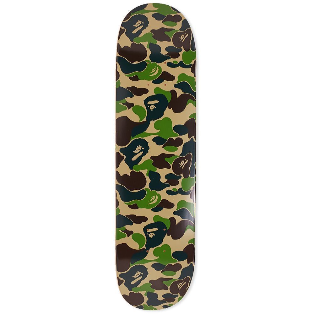 Bape A Bathing Ape Bape ABC Skateboard Deck Green Camo | Grailed