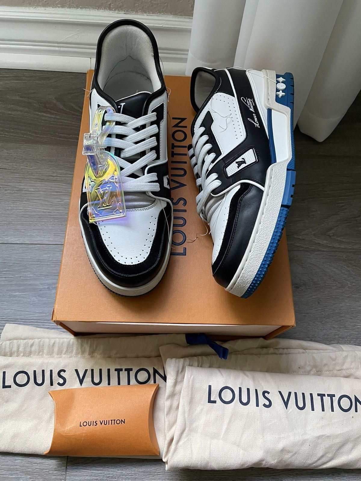 Louis Vuitton Louis Vuitton SS21 Upcycled Trainer Sneaker Black/White ...