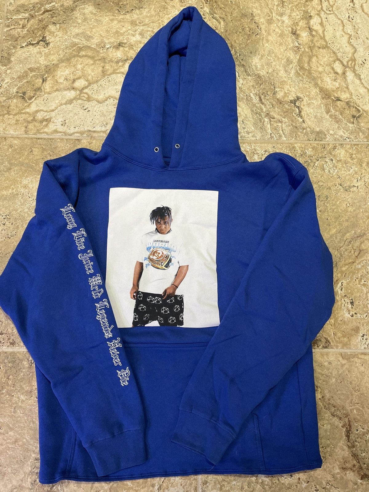 Revenge Blue Revenge Juice Wrld Hoodie | Grailed