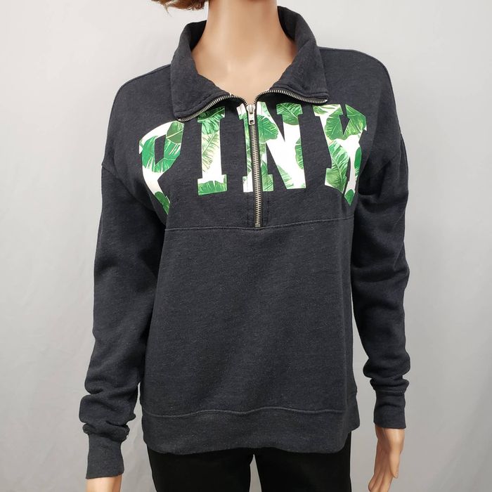 Victoria's Secret Victorias Secret PINK 1/4 Zip Sweater Ltd Edition ...