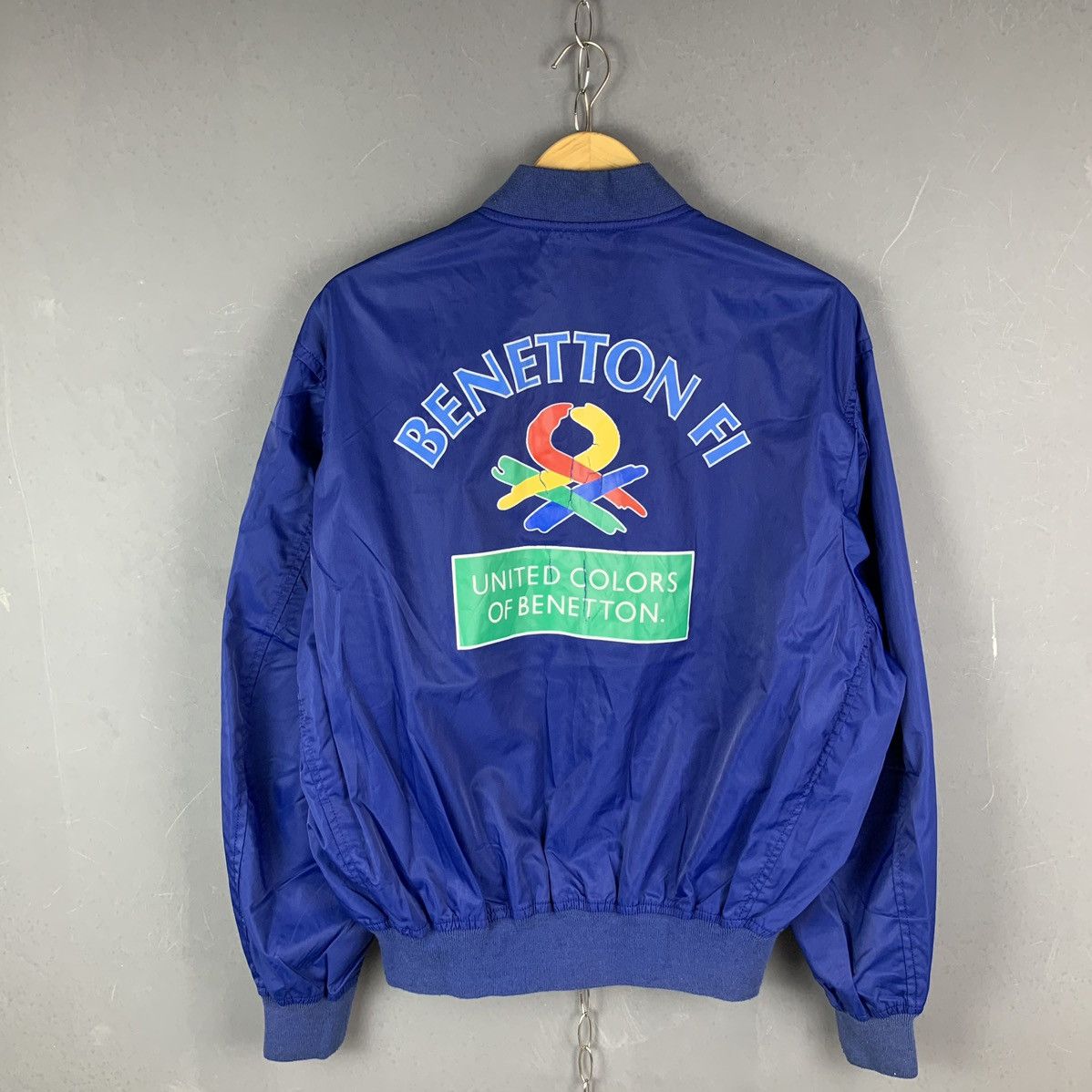 United Colors Of Benetton Vintage Benneton F1 Racing Team Bomber Jacket ...