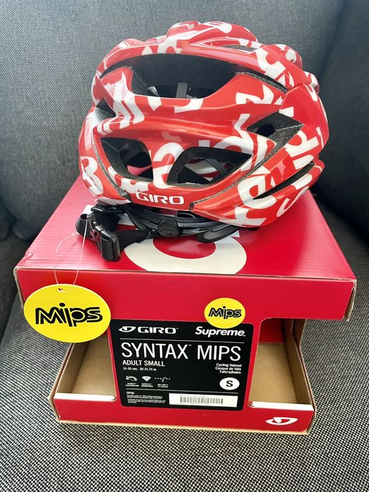 Supreme Supreme Giro Syntax MIPS Bike Helmet Red - Small SS20 New | Grailed