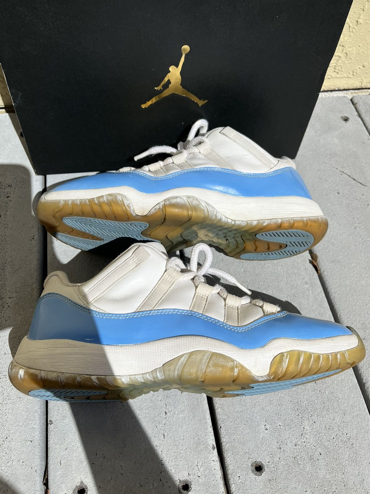 Nike Nike air Jordan 11 University (North Carolina) Blue | Grailed