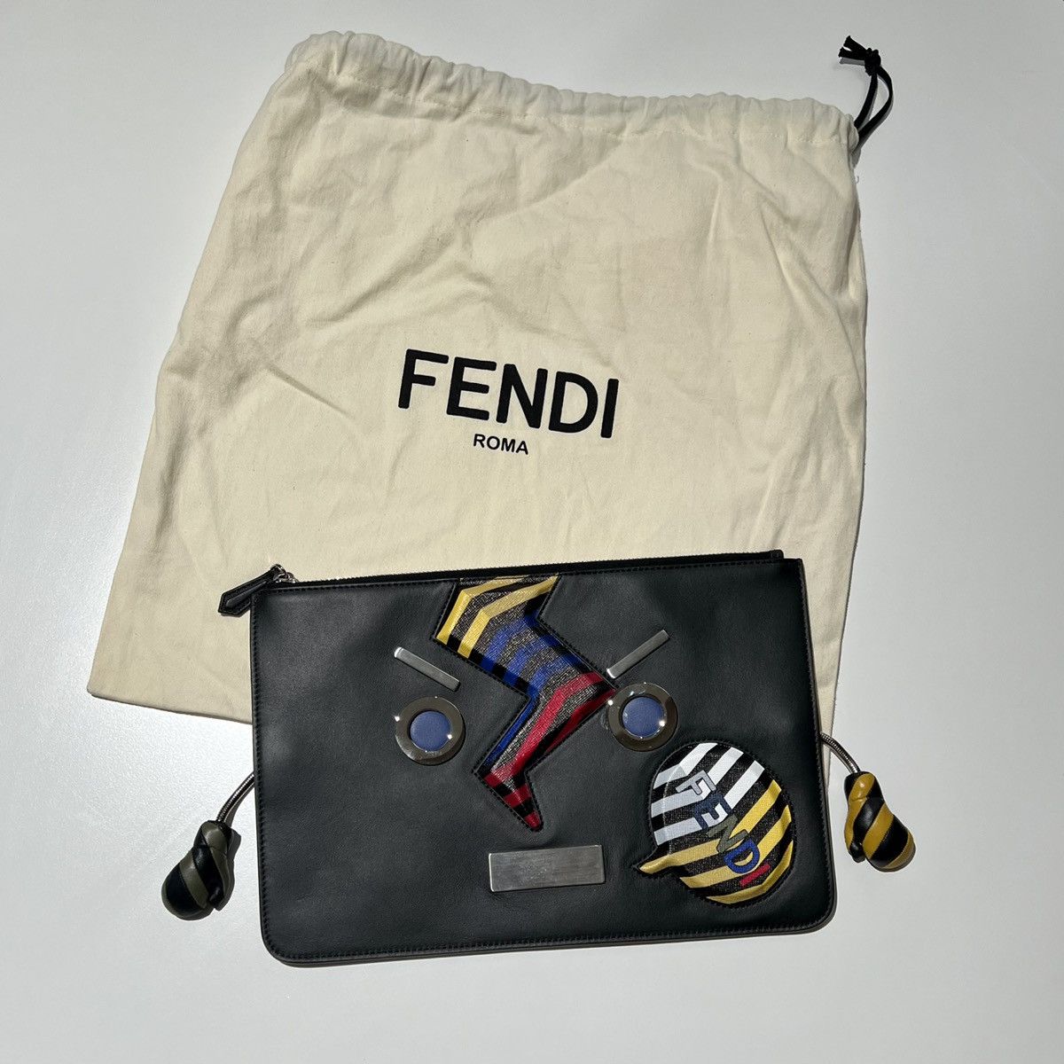 Fendi Fendi Boxing Face Pouch | Grailed