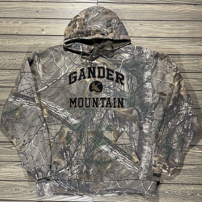 Vintage Gander Mountain Guide Series Hunting Camouflage Logo Hoodie ...
