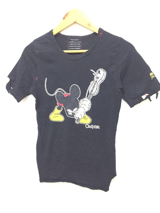 Mickey Mouse Mickey Mouse London calling distressed Number nine | Grailed