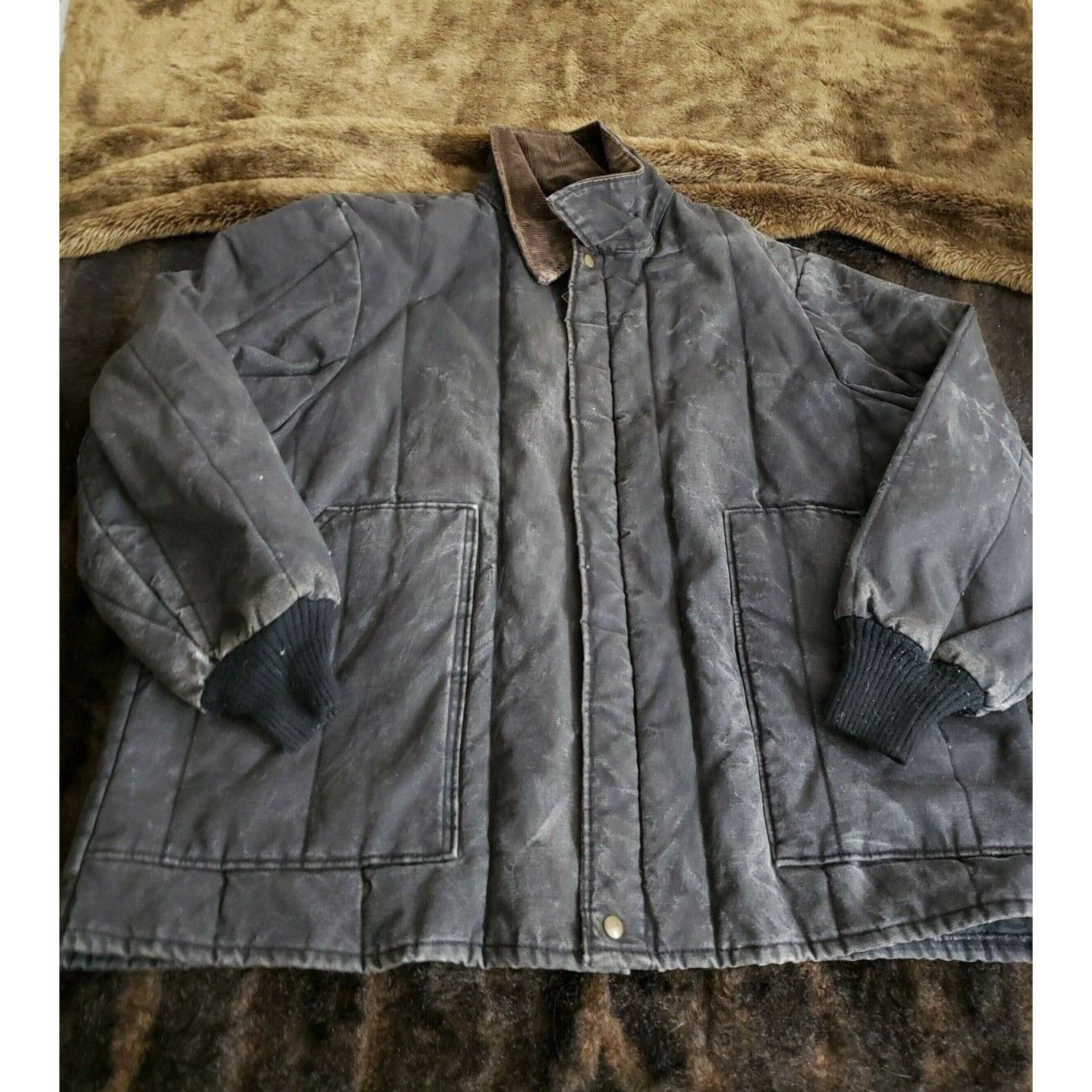 Vintage Walls Blizzard Pruf Insulated Mens Black Jacket Coat | Grailed