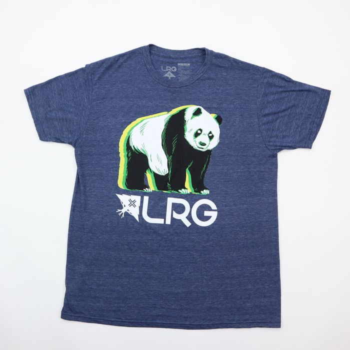Vintage LRG Lifted Research Group Panda Bear T-Shirt Soft Lightweight Thin Blue L - NWT | Grailed