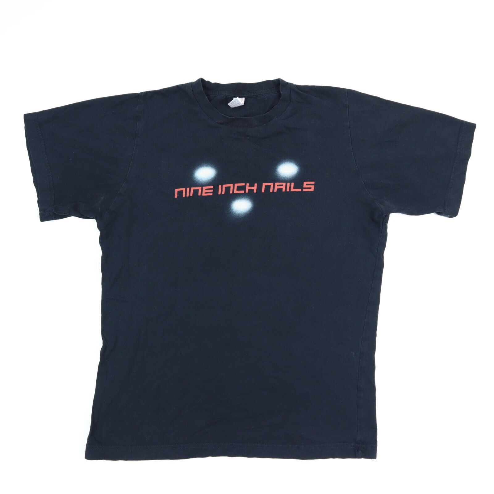 Vintage Nine Inch Nails NIN Lights in the Sky Tour T-Shirt Faded Black ...