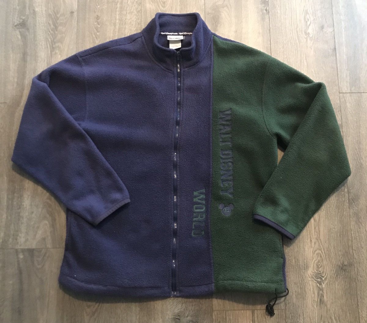 Disney × Streetwear × Vintage Vintage 2 Tone Walt Disney World Fleece ...