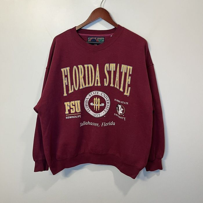 Vintage Vtg 90s FSU Florida State Seminoles Crewneck Sweater | Grailed