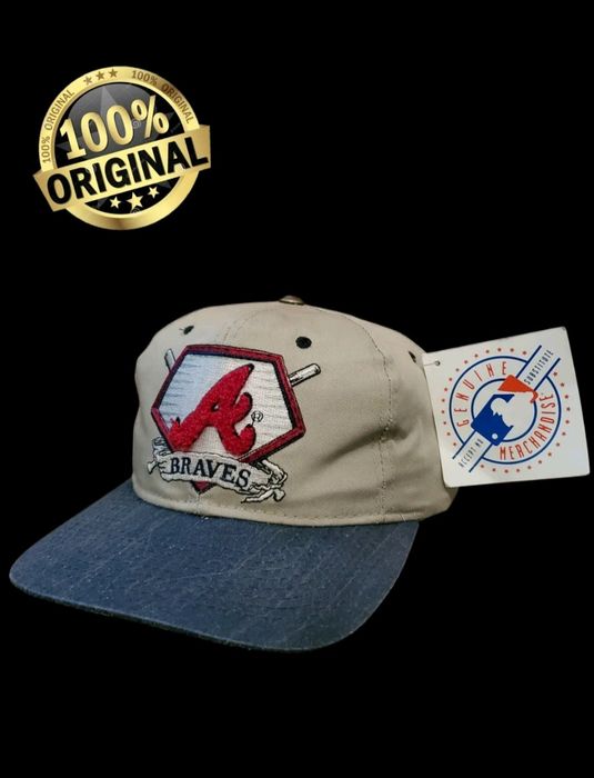 Starter Rare Vintage Starter Paisley Atlanta Braves Snapback Hat MLB ...