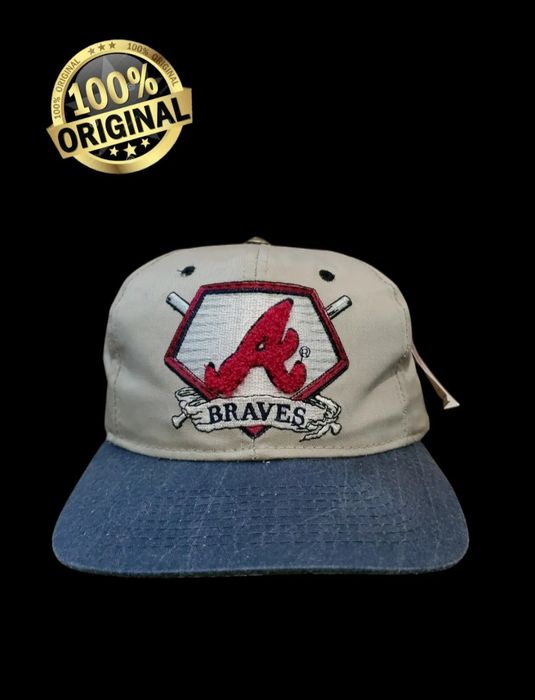Starter Rare Vintage Starter Paisley Atlanta Braves Snapback Hat MLB ...